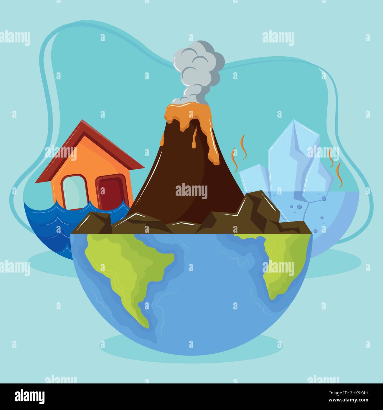 Warming composition Stock Vector Images - Alamy