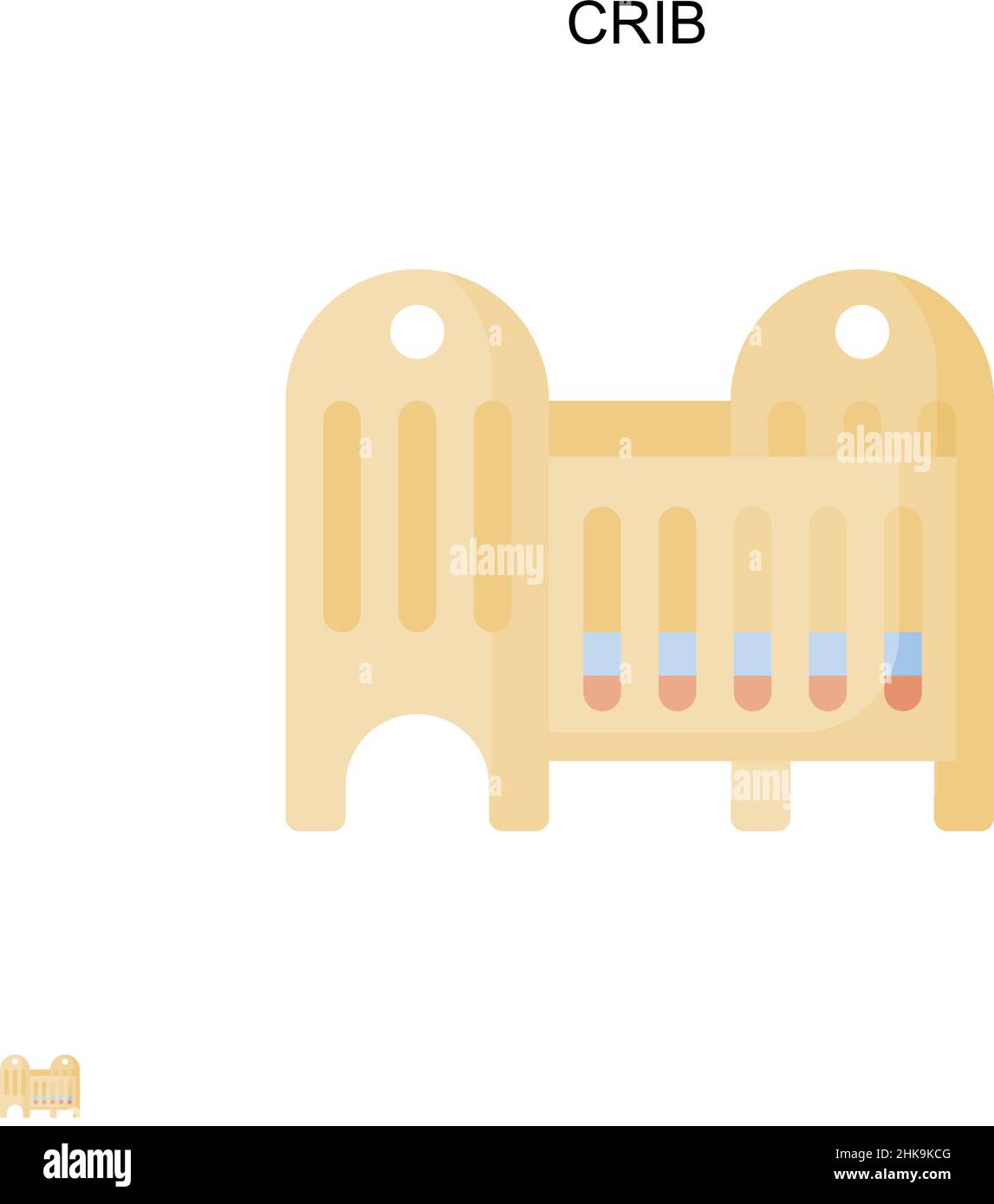 Crib icon hi-res stock photography and images - Alamy