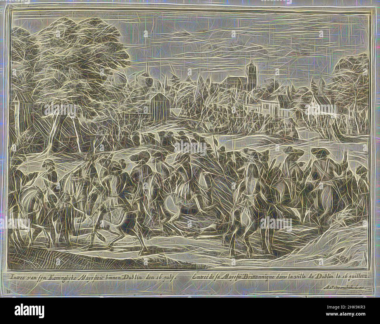 William iii entering dublin hi-res stock photography and images - Alamy