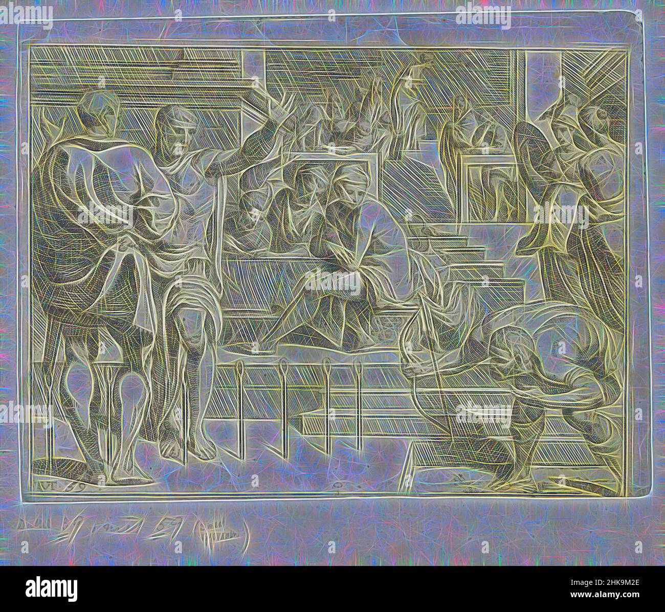 Inspired by Odysseus shoots the arrow through the twelve rings, Les ...