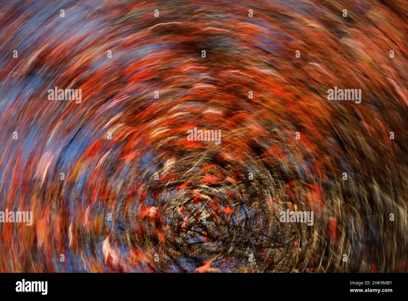 A whirling Maelstrom of color - visual effect Stock Photo - Alamy