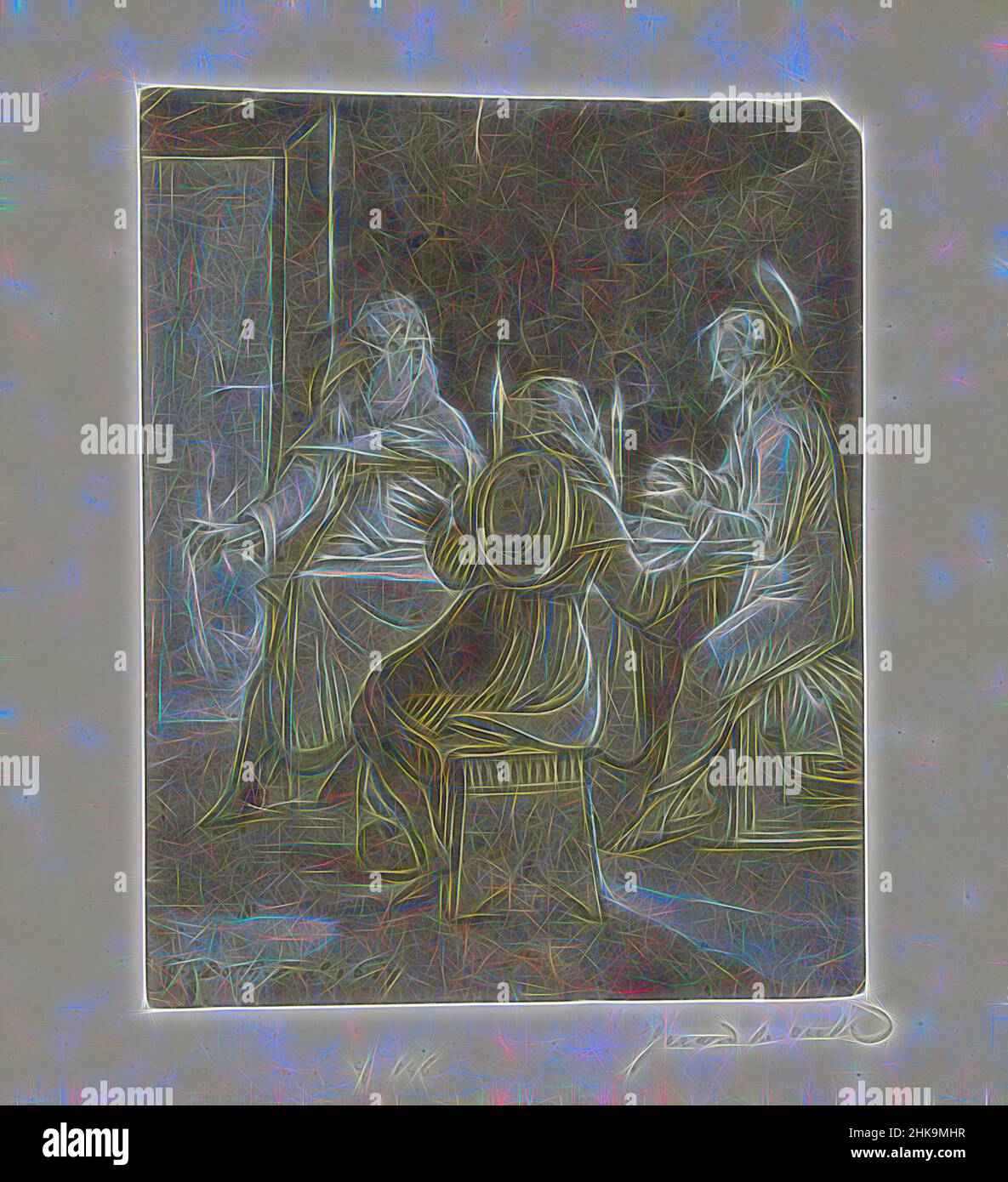 Inspired by Meal at Emmaus, Reimagined by Artotop. Classic art ...