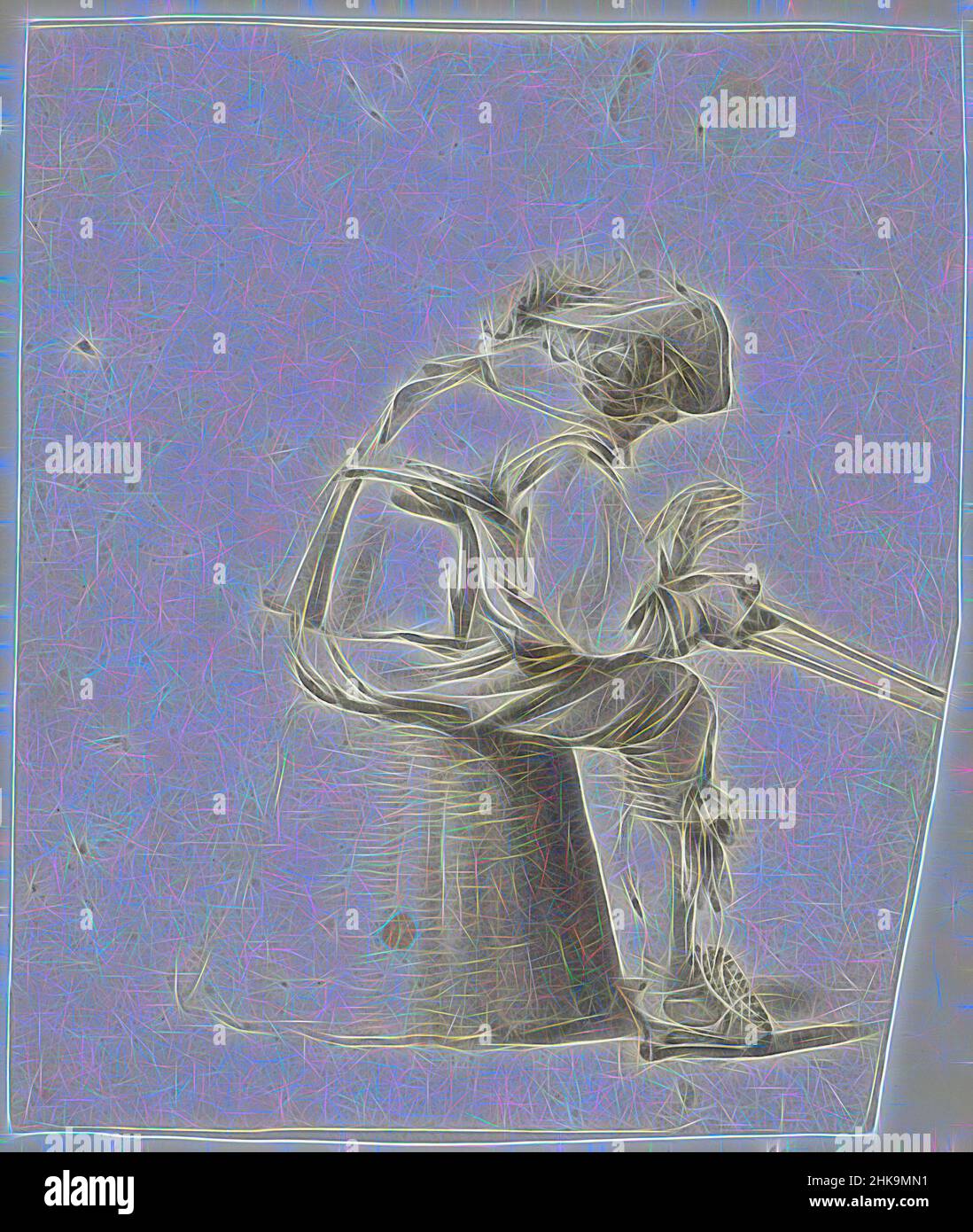 Inspired by Soldier sitting on inverted basket, A soldier sitting on ...