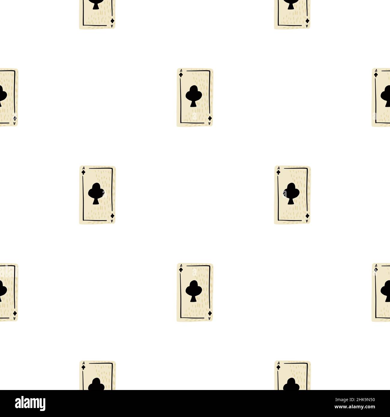 Game cards seamless pattern. Design gambling. Repeated texture in ...