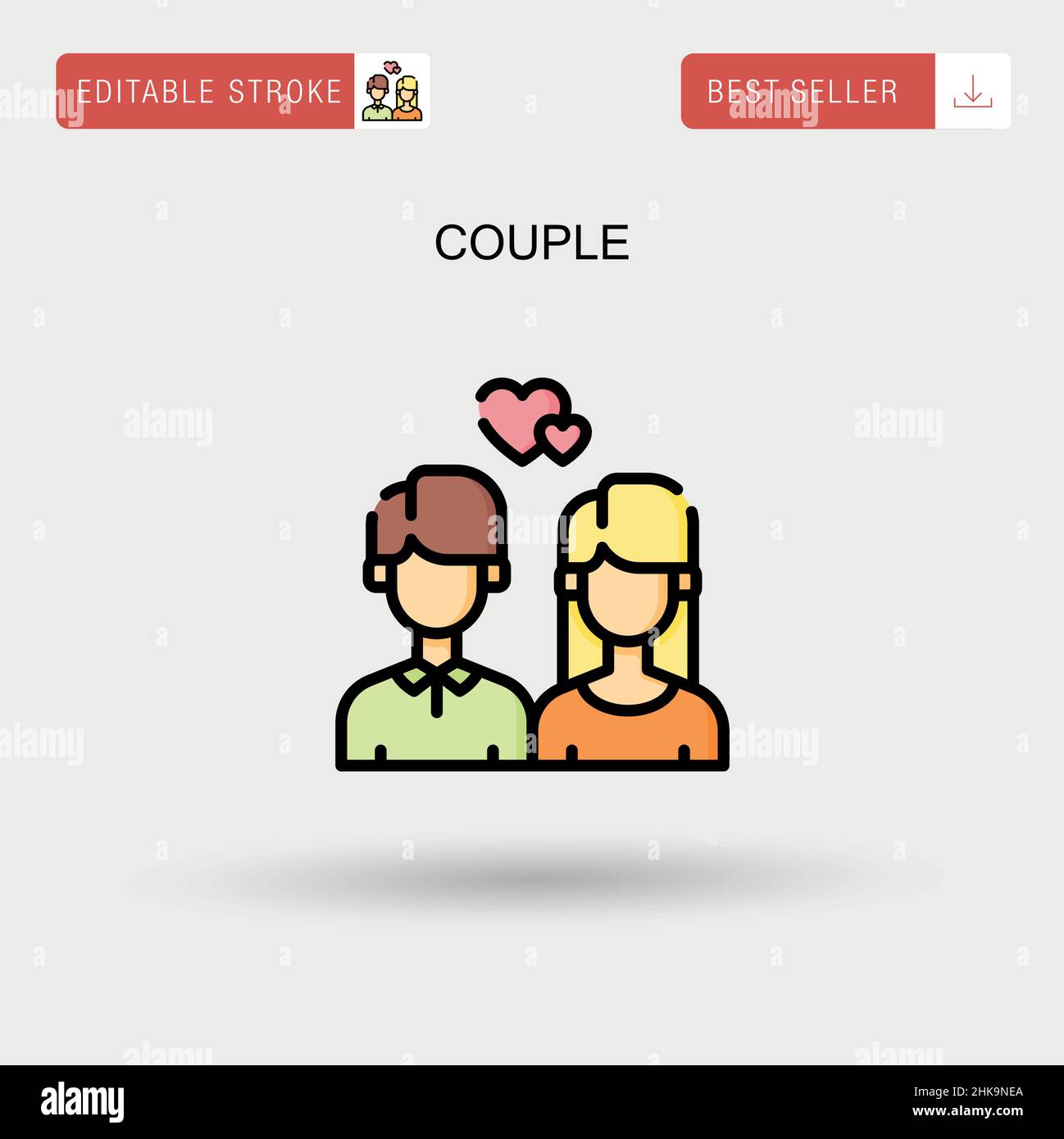 Couple embracing beach portrait Stock Vector Images - Alamy