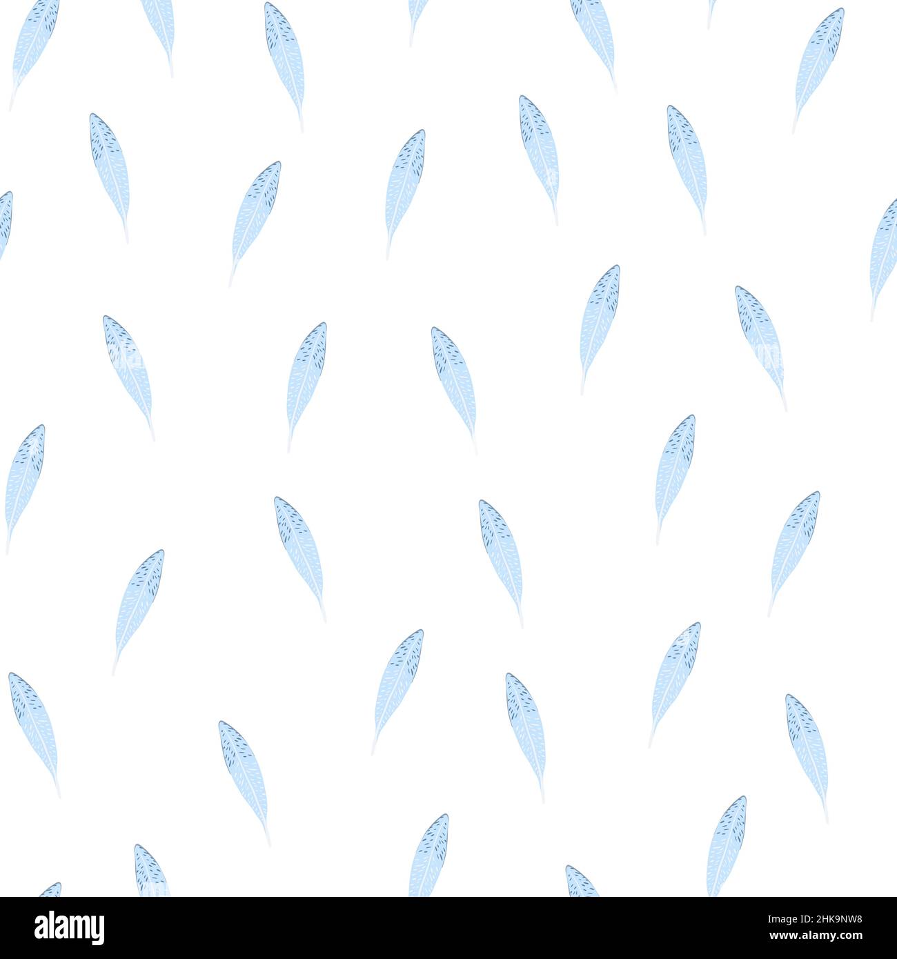 Feathers seamless pattern. Background feather of bird. Repeated texture ...