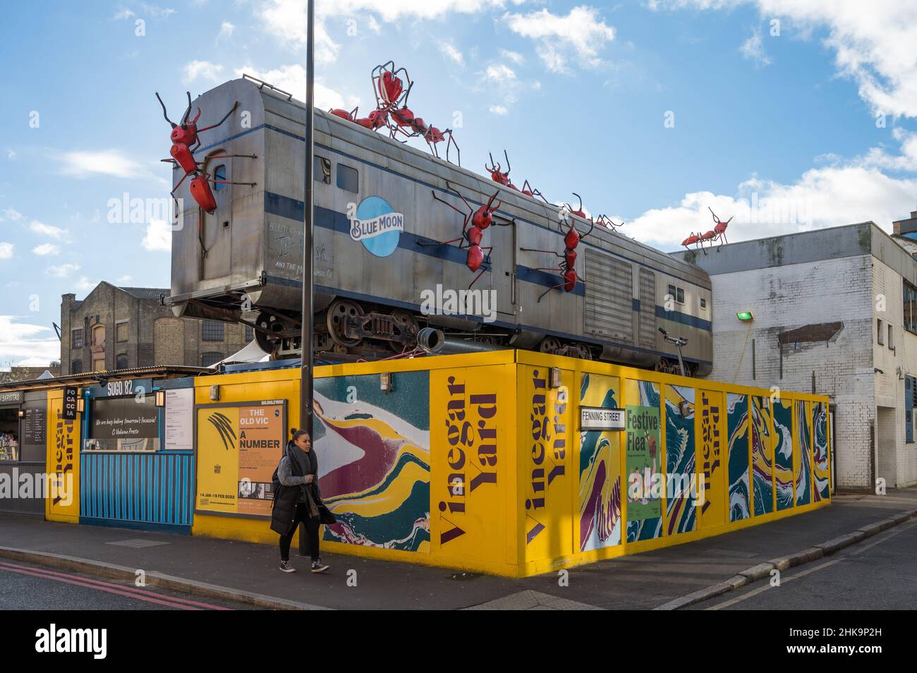 Vinegar Yard outdoor venue featuring food vendors, bars serving local ...