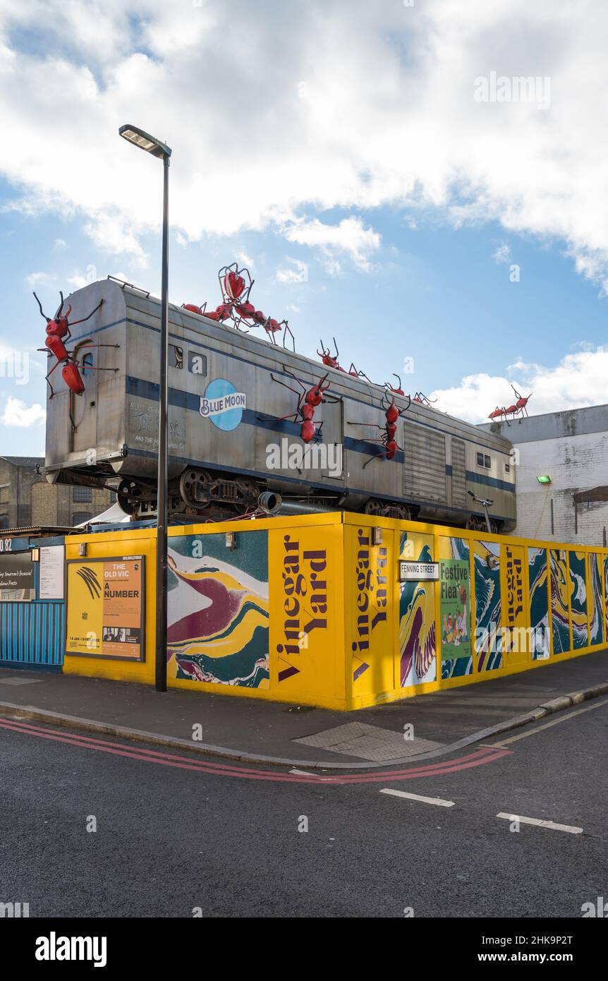 Vinegar Yard outdoor venue featuring food vendors, bars serving local ...