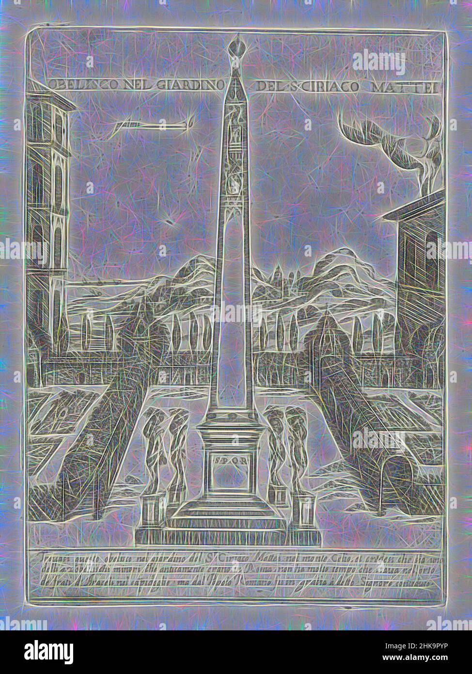Inspired by Obelisk in the garden of Ciriaco Mattei, Obelisco nel ...