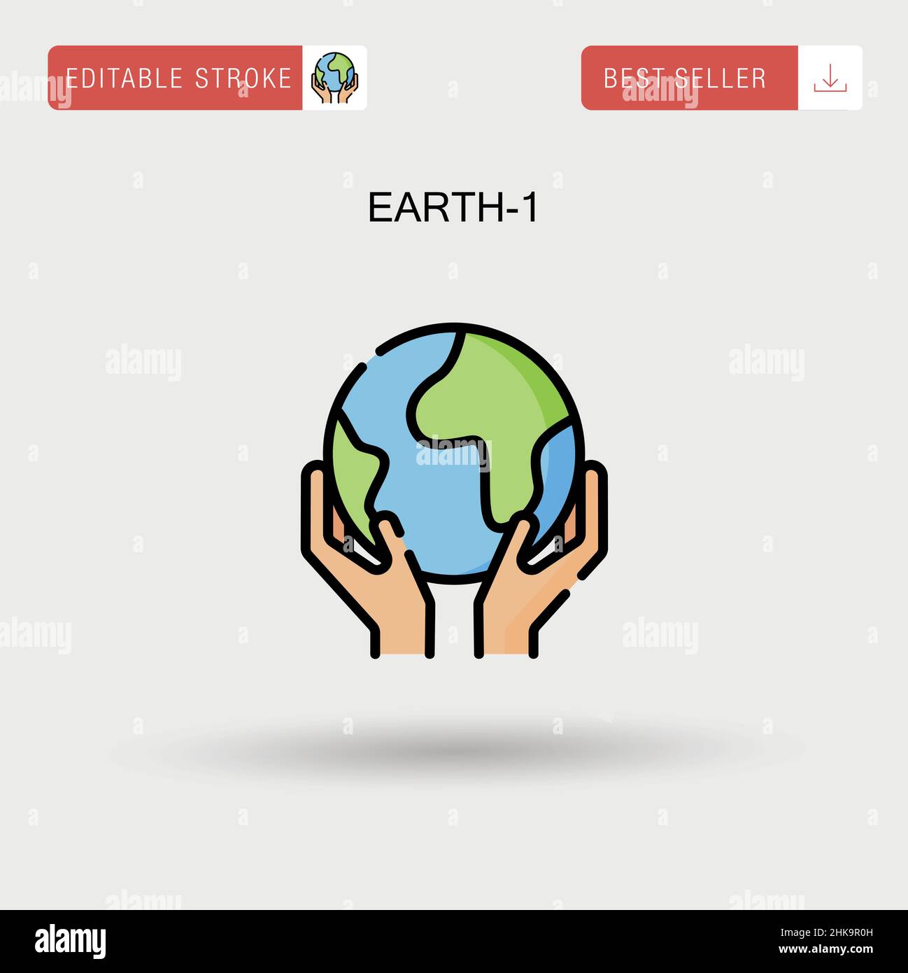 Line drawing earth vector Stock Vector Images - Alamy