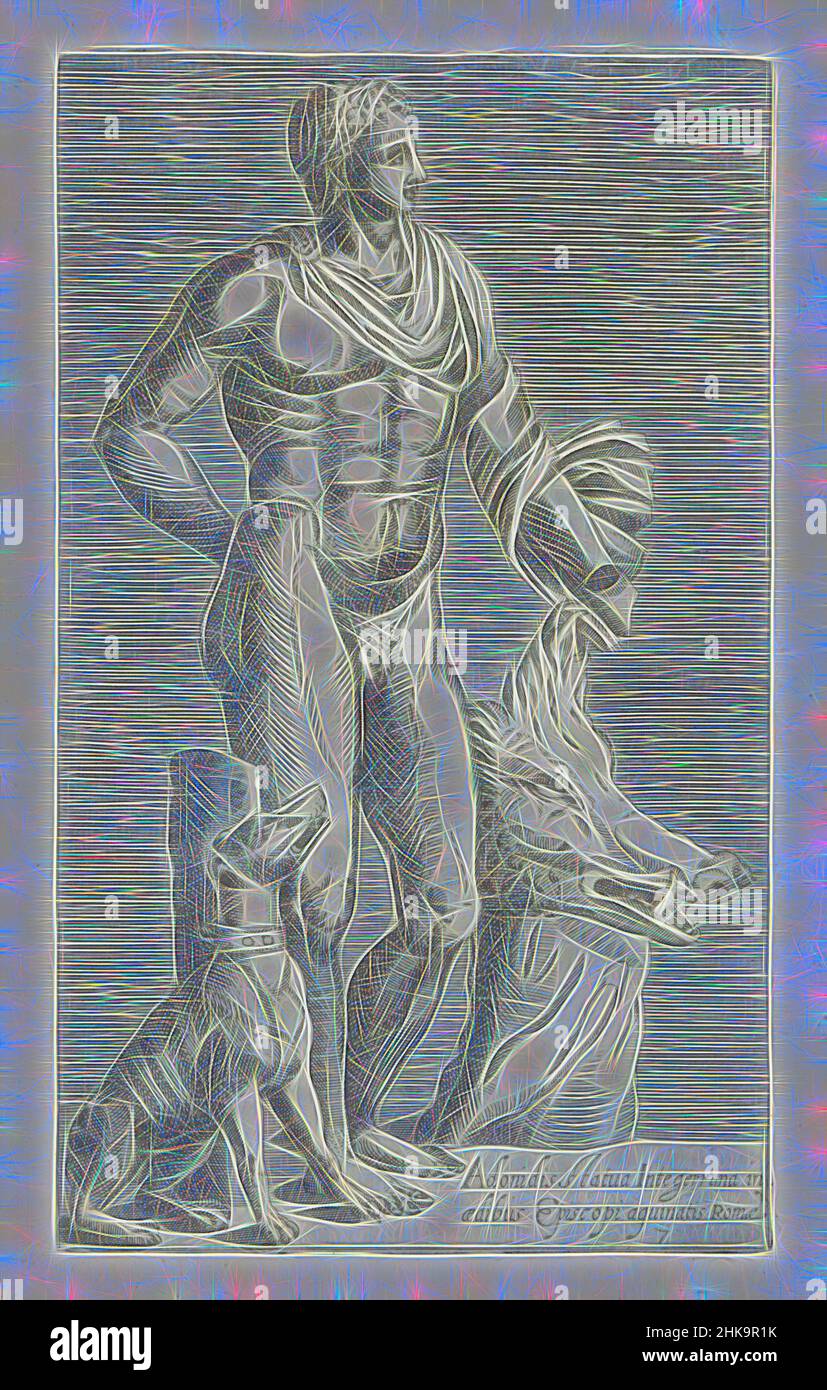 Inspired by Sculpture of Adonis with hunting dog and head of a wild ...