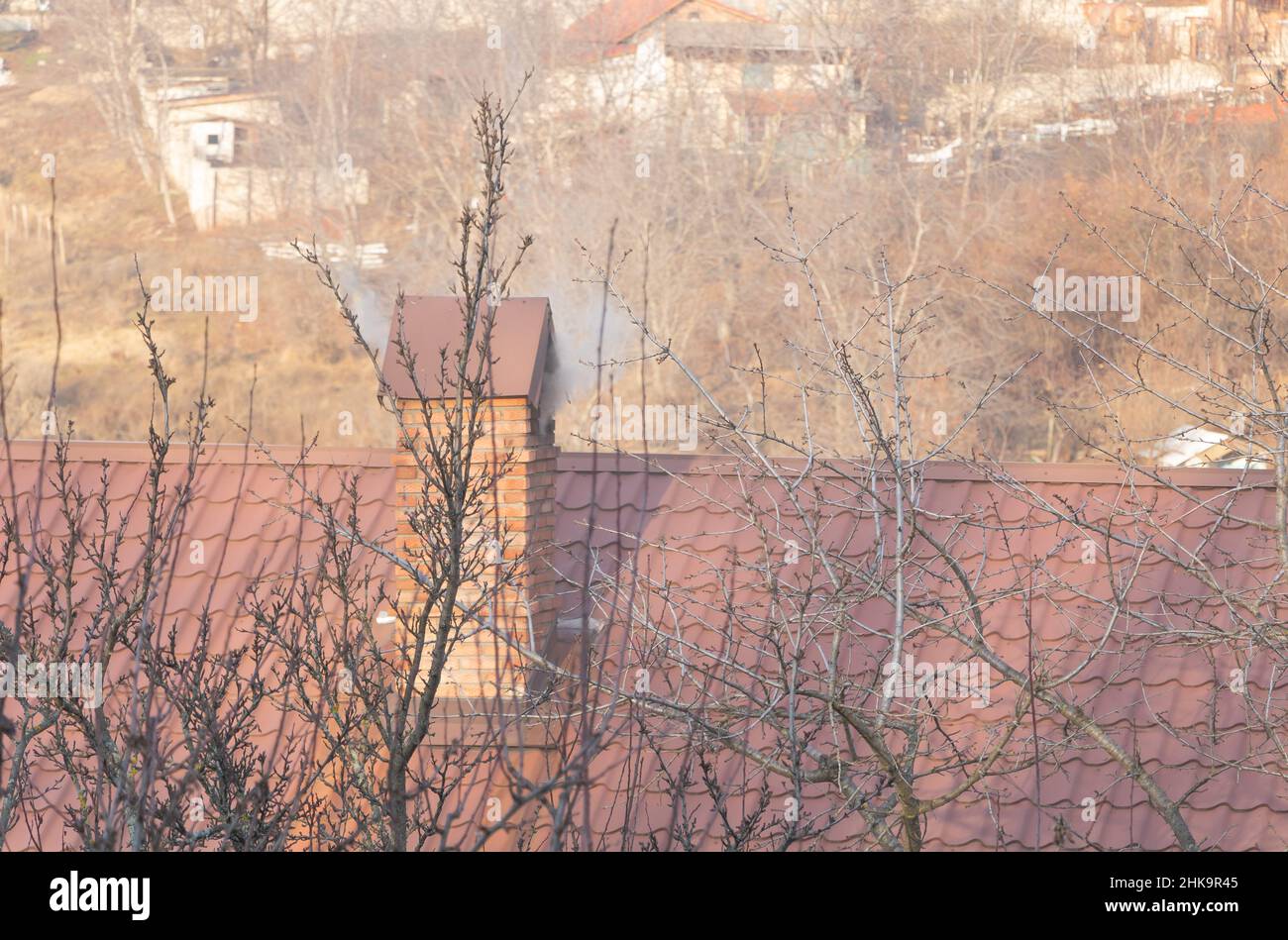 Smoke comes out chimney hi-res stock photography and images - Alamy