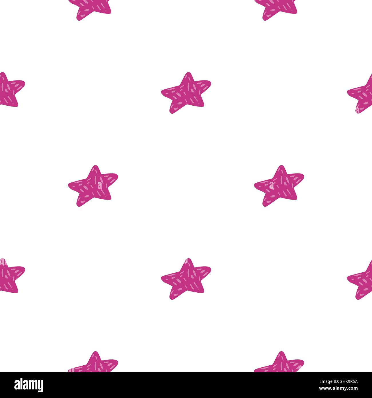 Stars seamless pattern. Hand drawn background celebration. Repeated ...