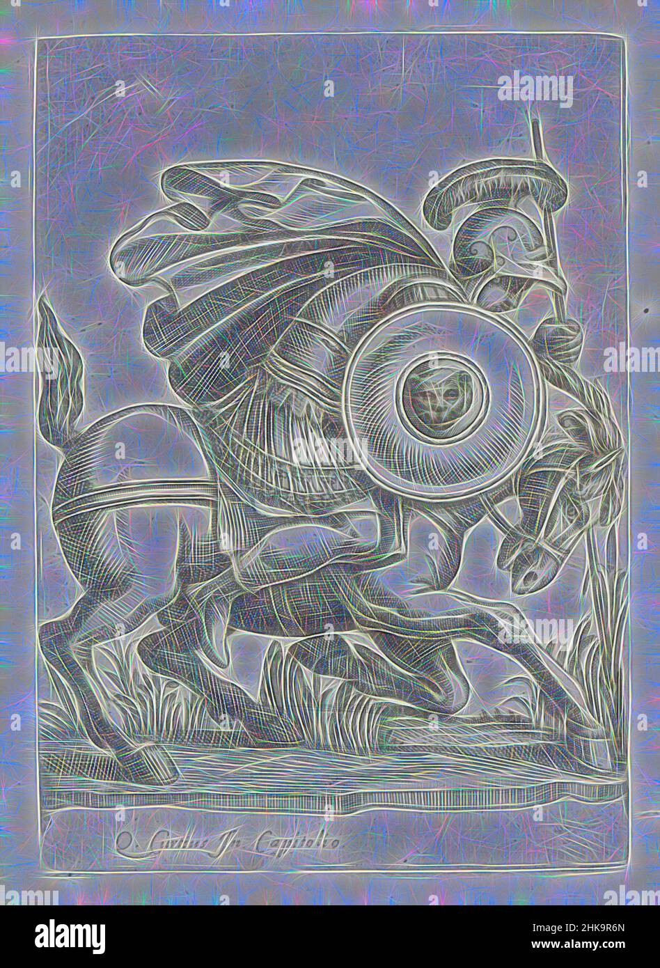 Inspired by Relief showing the act of Marcus Curtius, Antique ...