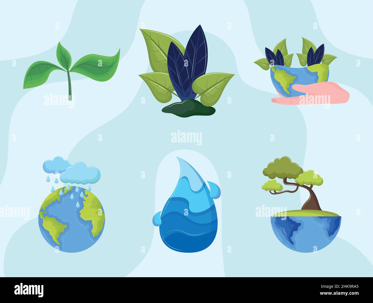 World water day icons Stock Vector Images - Alamy