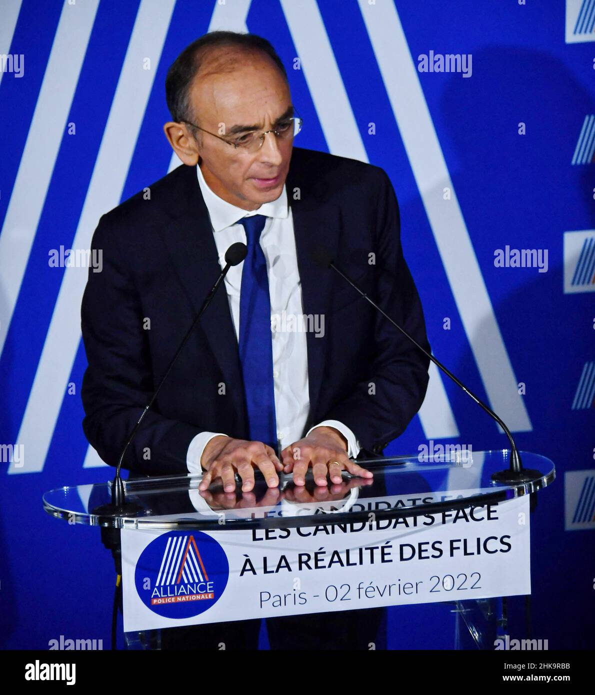 Far-right party Reconquete! presidential candidate Eric Zemmour ...