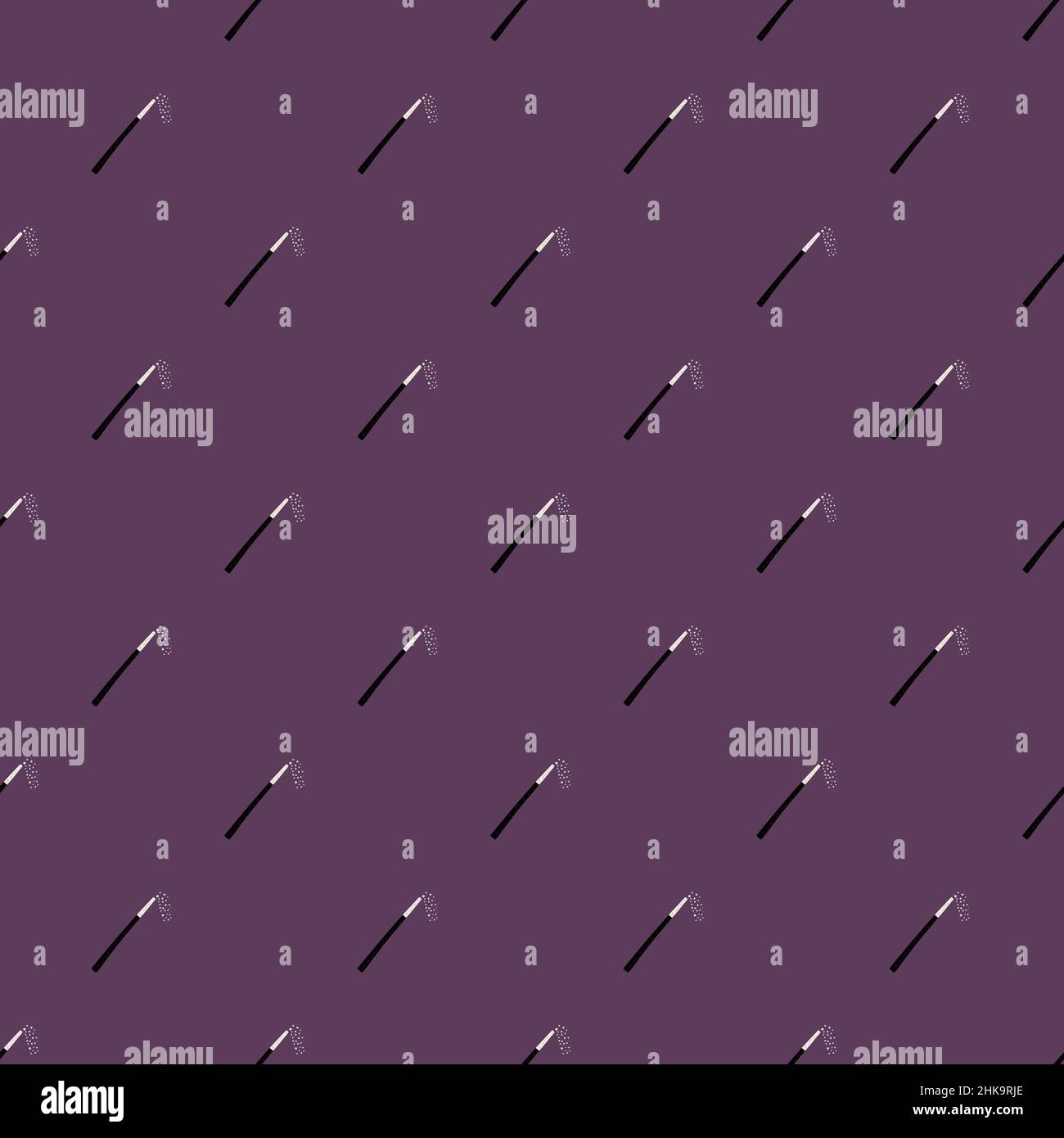 Magic wand seamless pattern. Magic background . Repeated texture in ...