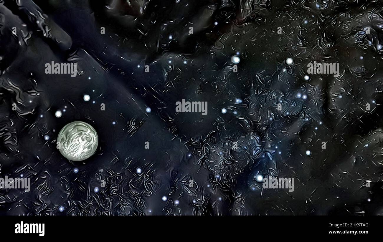 Infinite universe, outer space, stars and planets Stock Photo - Alamy