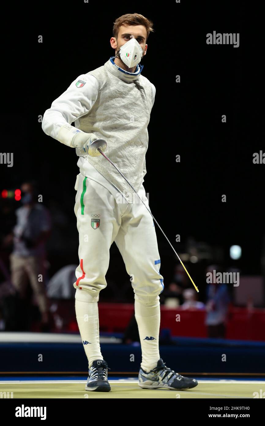 JULY 26th, 2021 - CHIBA, JAPAN: Daniele Garozzo of Italy in the ...