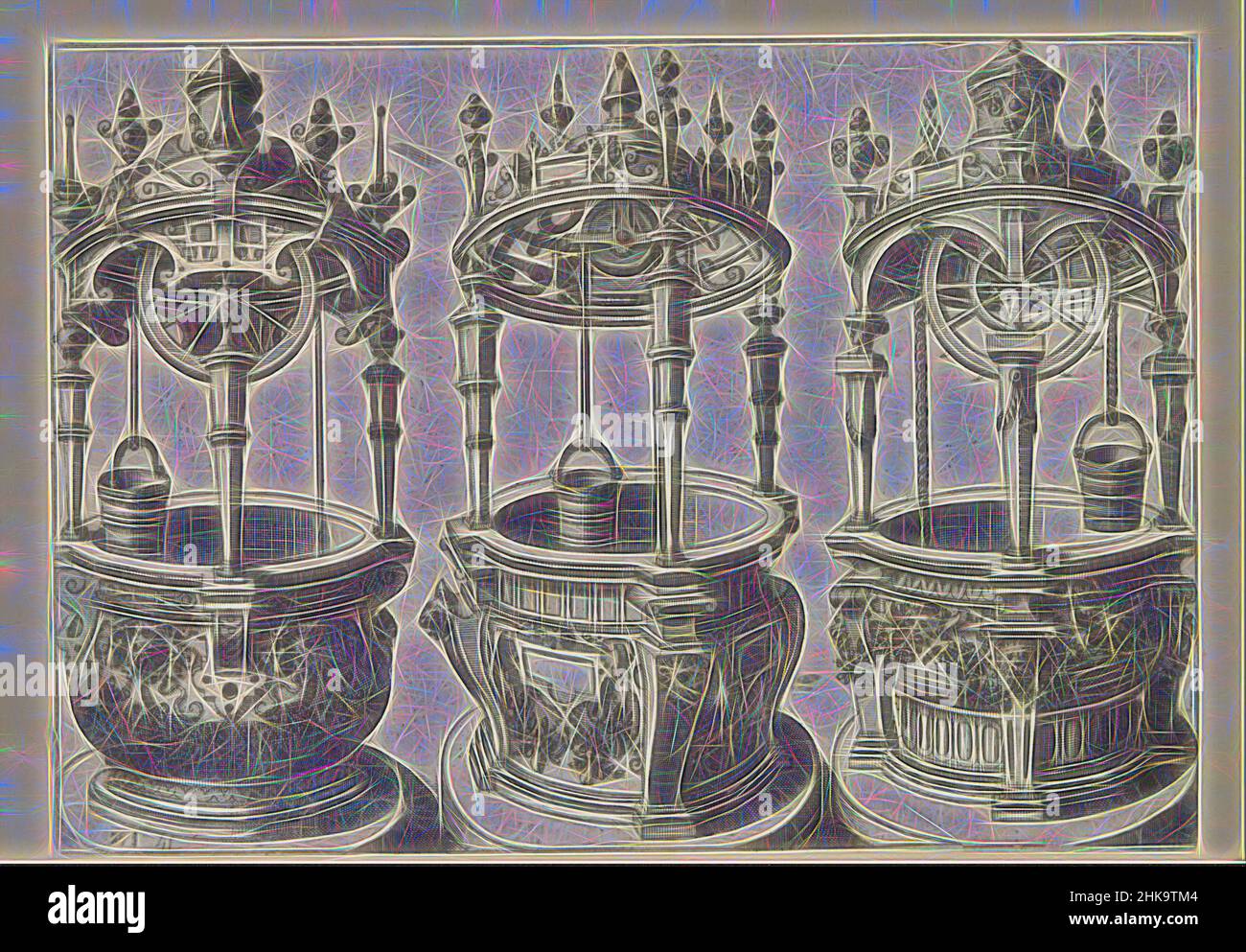 Inspired by Three round wells side by side, Water wells, Three round ...