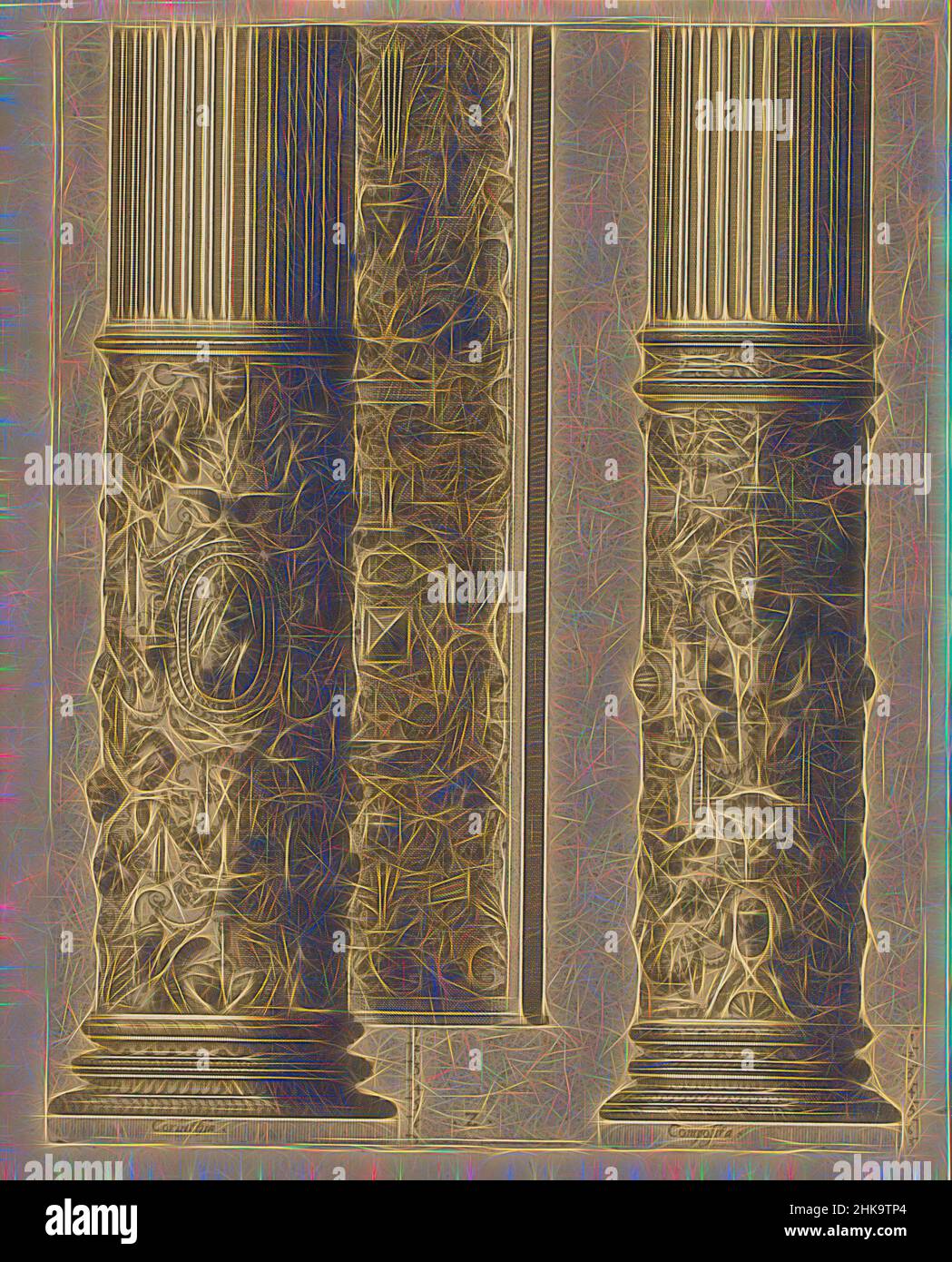 Inspired by Two 'columnae caelatae', in the Composite and Corinthian ...