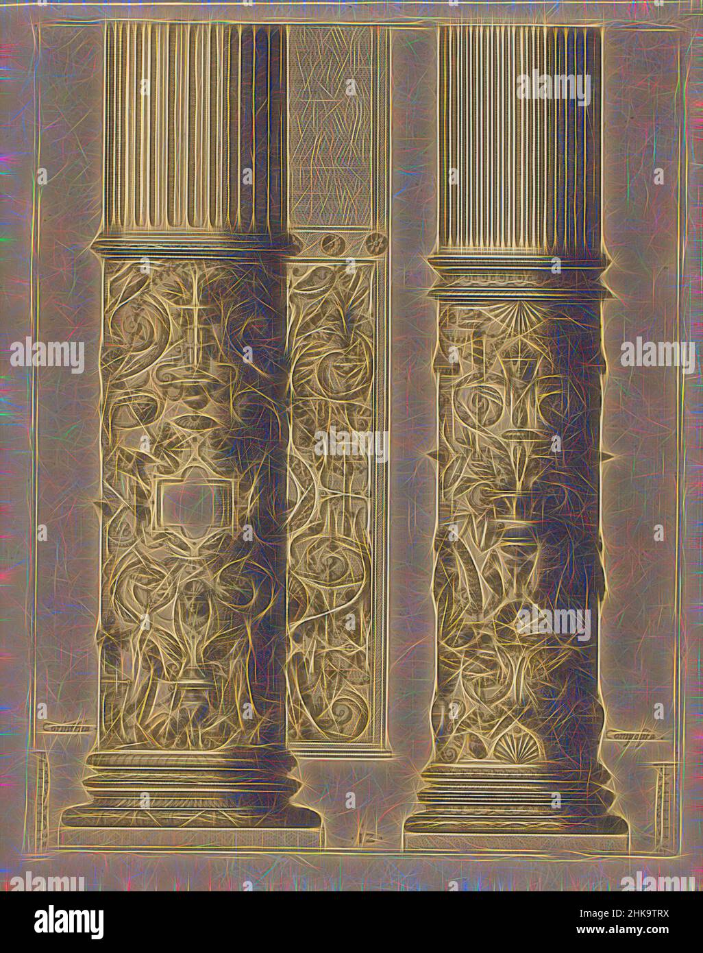Inspired by Two 'columnae caelatae', in the Corinthian and Composite ...