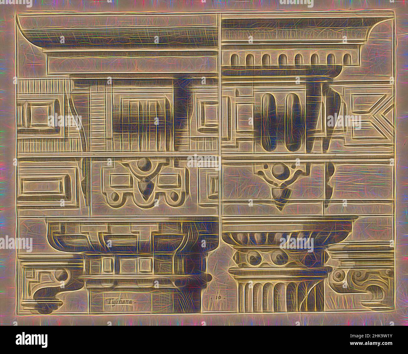 Inspired by Two Tuscan entablatures and two consoles, Architectura de ...