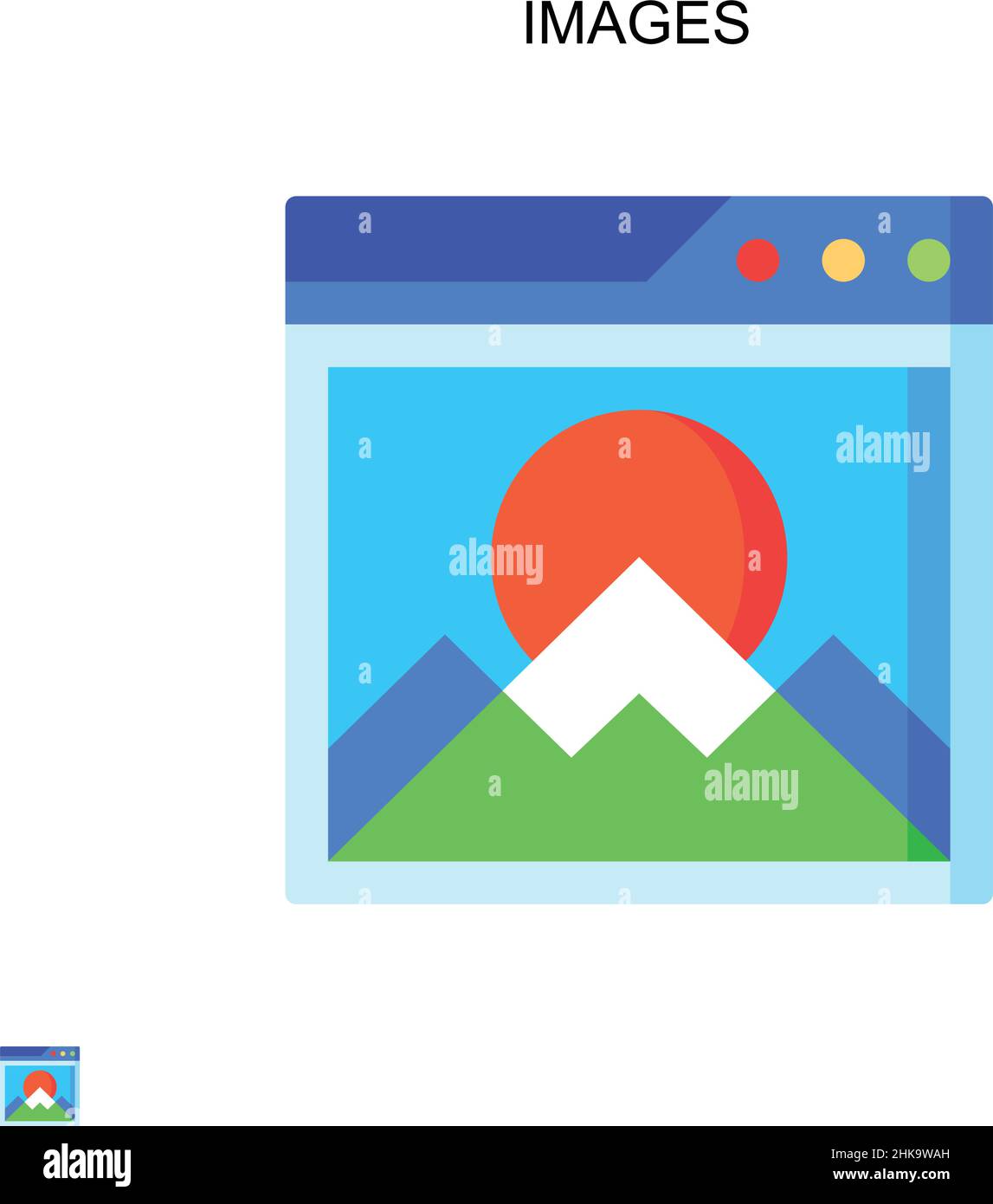 Images Simple Vector Icon Illustration Symbol Design Template For Web Mobile Ui Element Stock