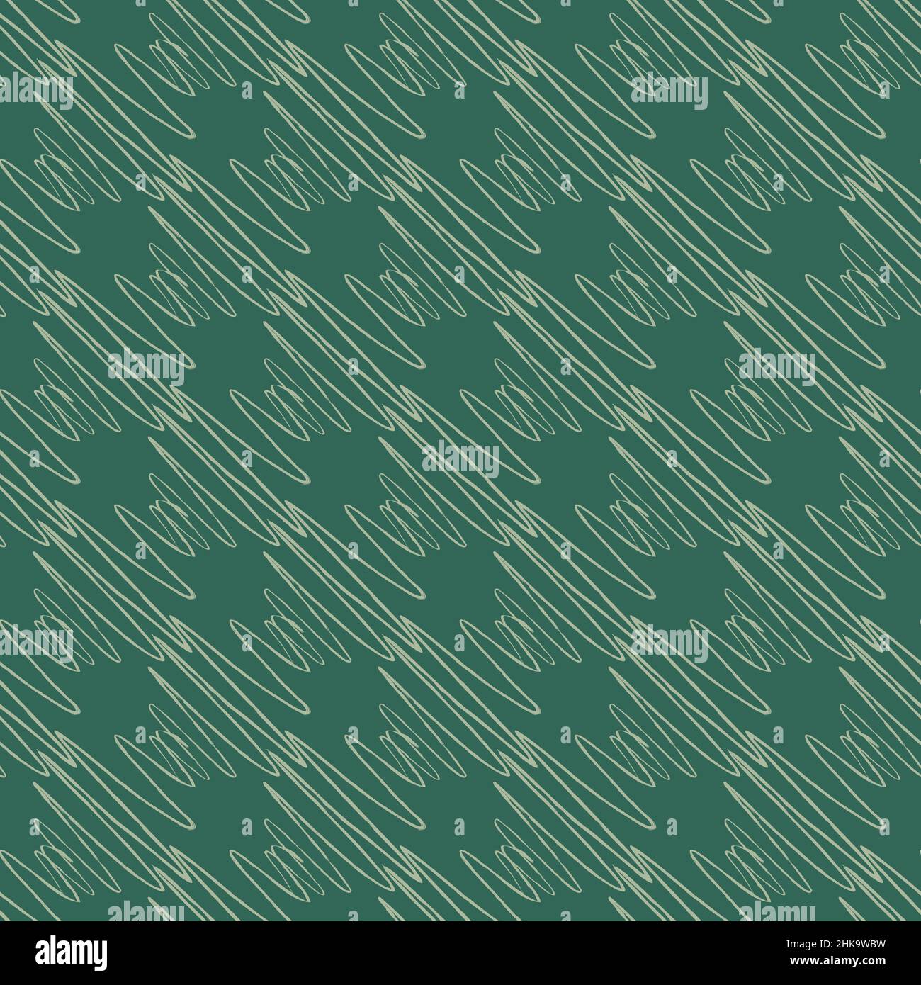 Soundwave seamless pattern. Curve waves background. Repeated texture in ...