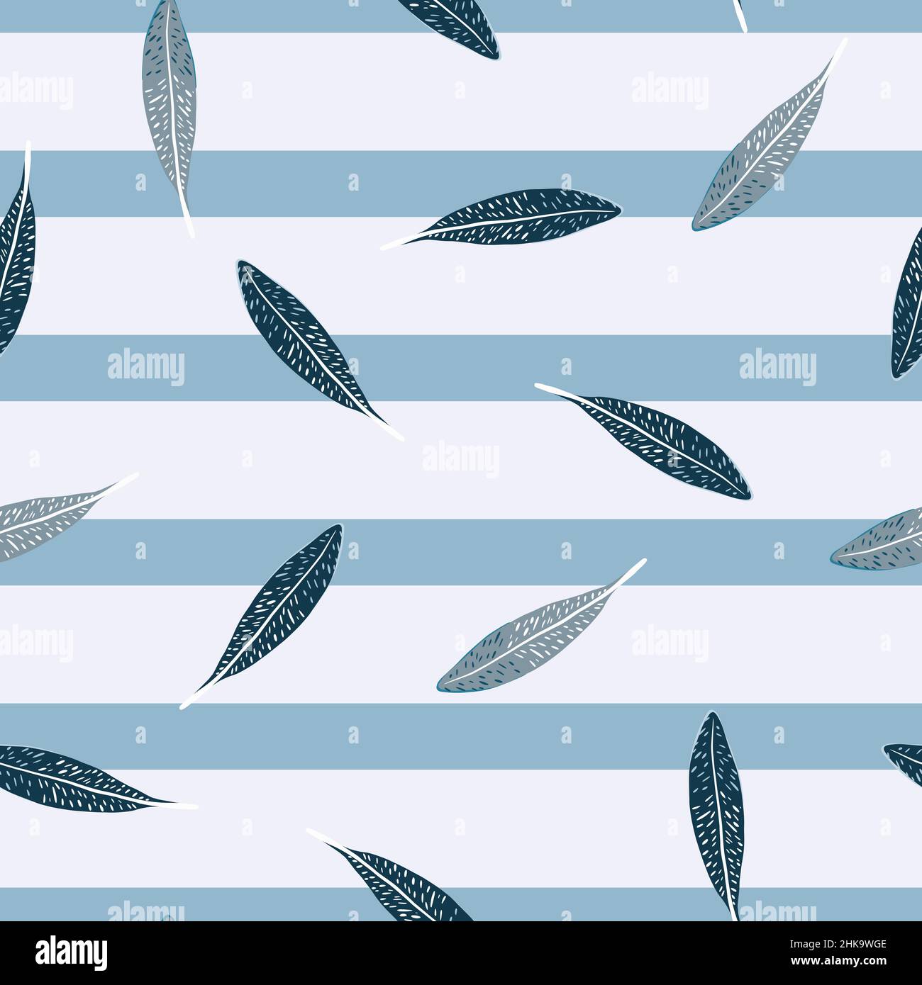 Feathers seamless pattern. Background feather of bird. Repeated texture ...