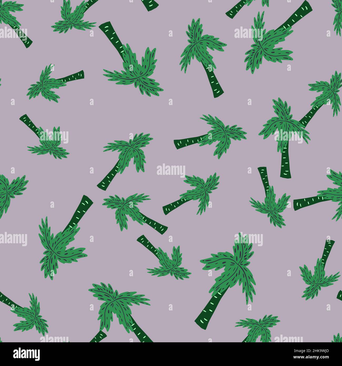 Palm tree seamless pattern. Tropical background . Repeated texture in ...