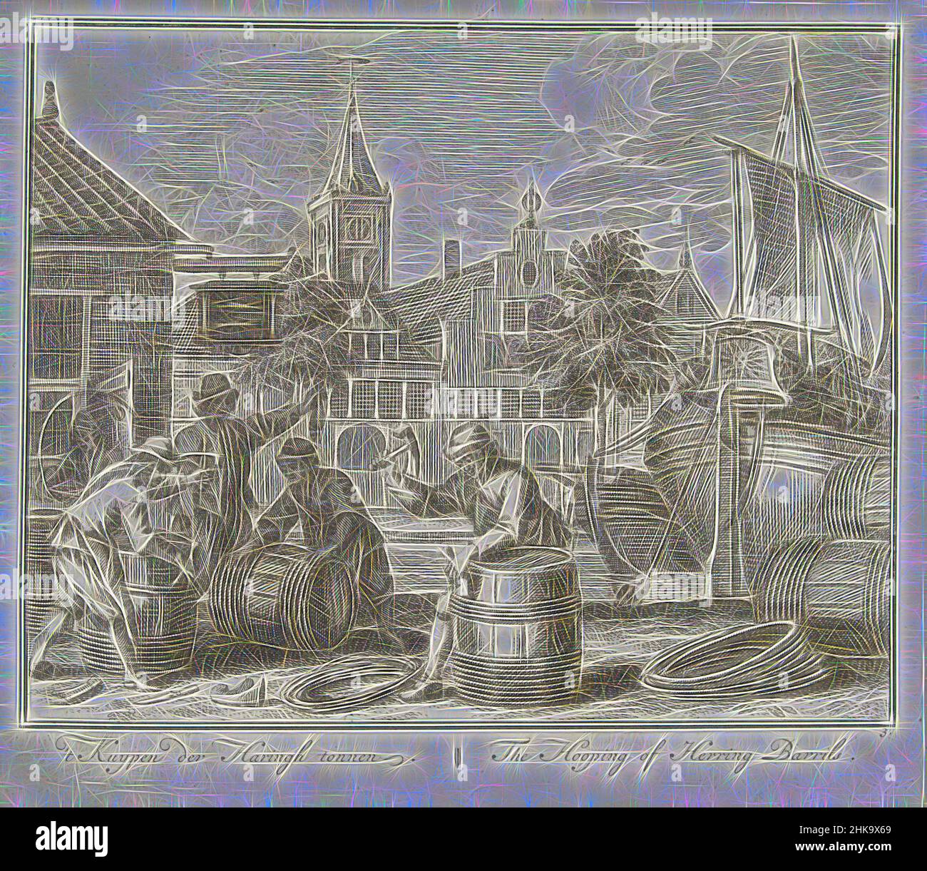 Inspired by Tubing of Herring Barrels, ca. 1725, Kuypen der Haringh ...