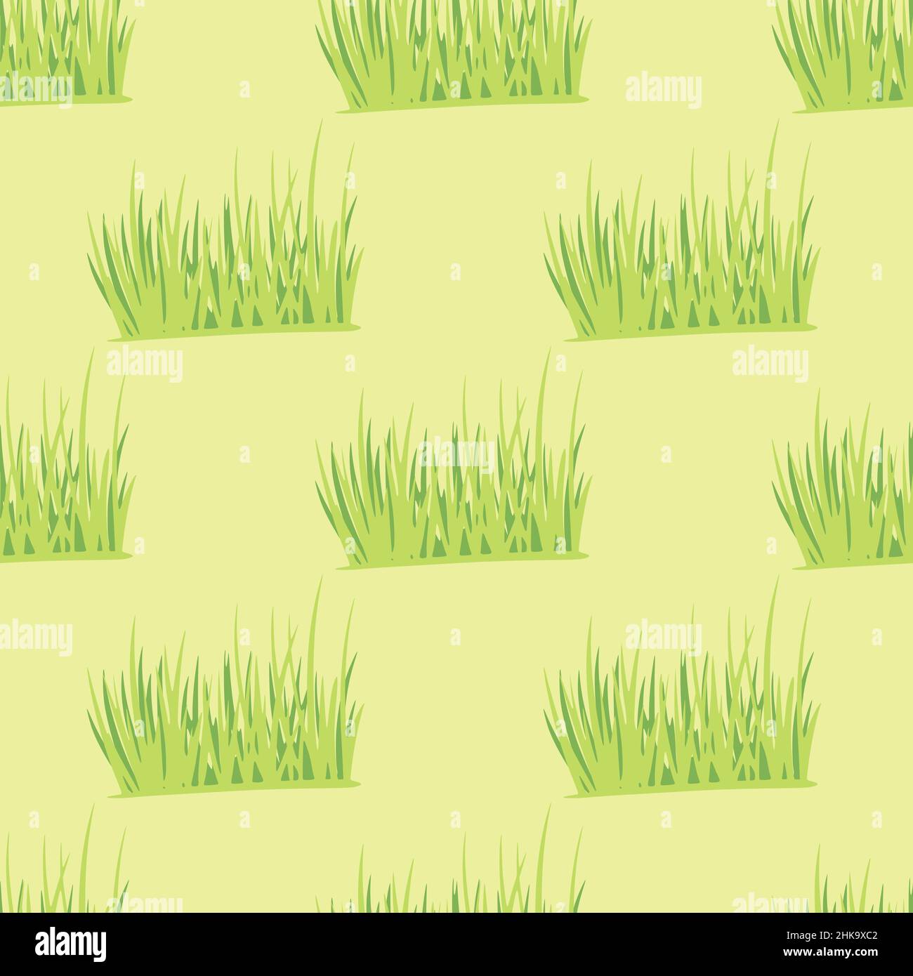 Grass seamless pattern. Background of lawn. Repeated texture in flat ...
