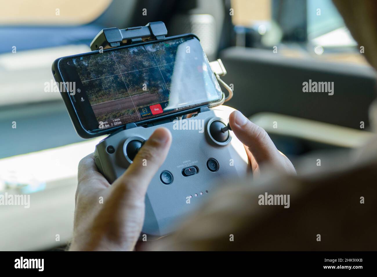 Joystick controls drone hi-res stock photography and images - Alamy