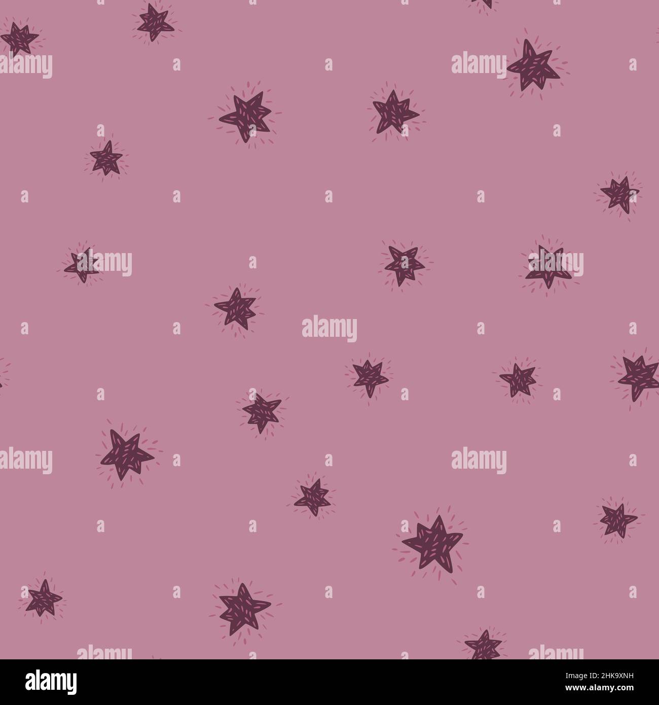 Stars seamless pattern. Cute festive background. Repeated texture in ...