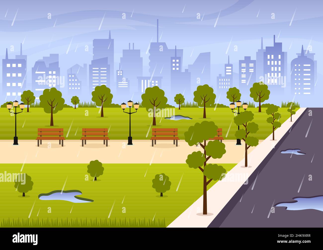 Outdoor shower kids Stock Vector Images - Alamy