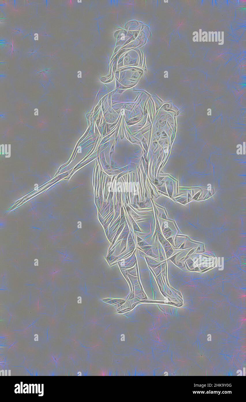 Inspired by Minerva, Minerva in armor with a spear, helmet and shield ...