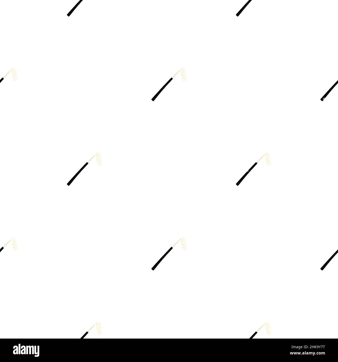 Magic wand seamless pattern. Magic background . Repeated texture in ...