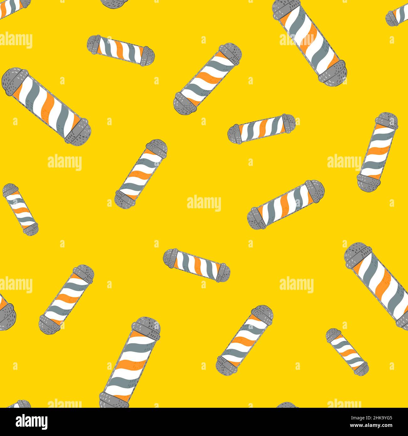 Barber's pole seamless pattern. Barbershop background. Repeated texture ...