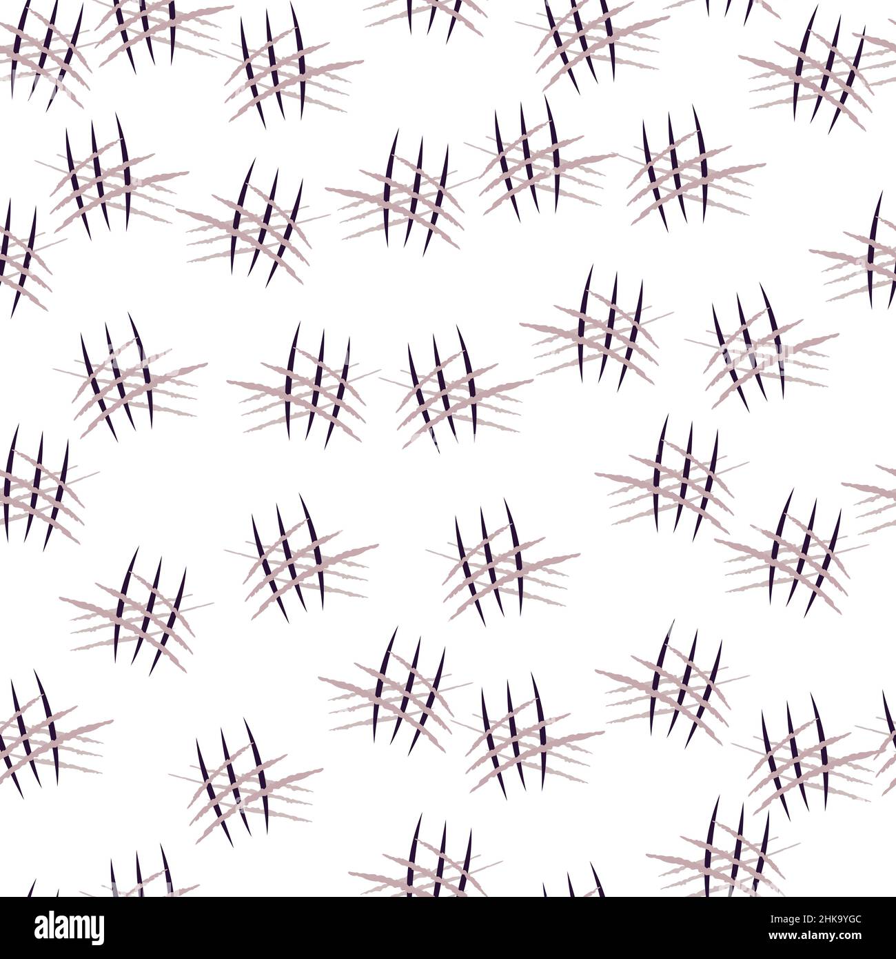 Scratches seamless pattern. Grunge texture. Horror design. Repeated ...