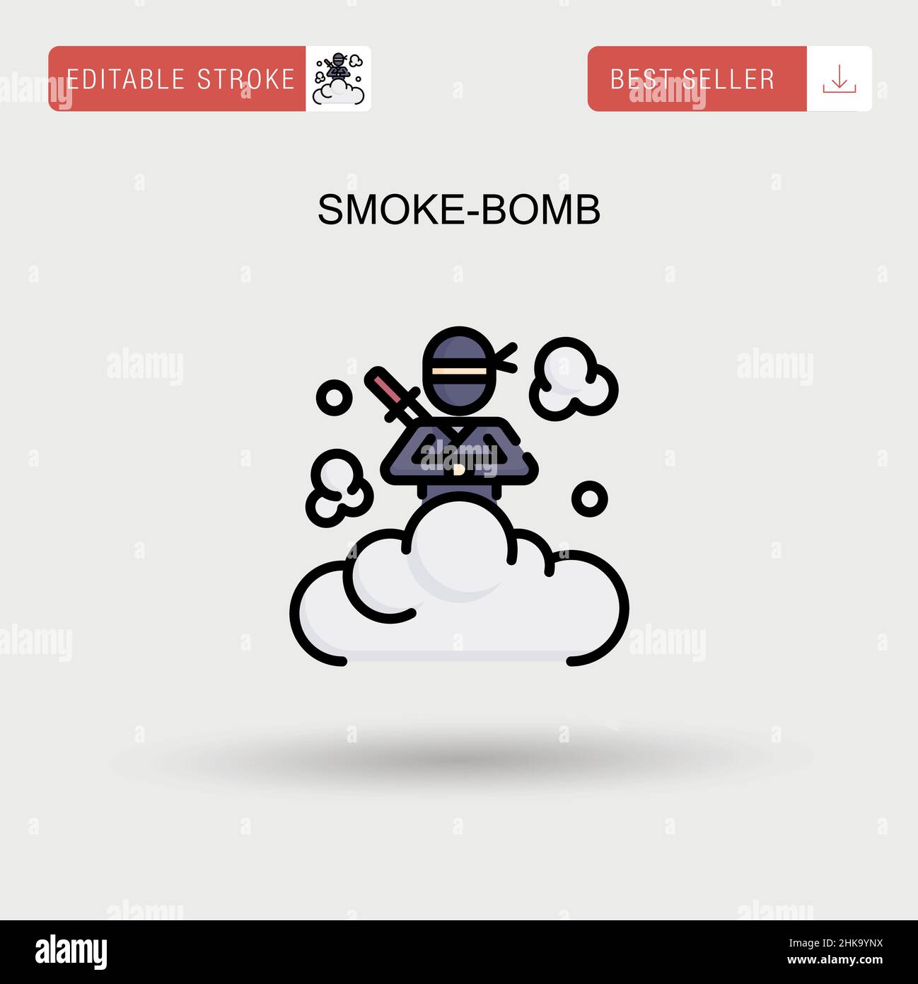 Colour smoke bomb Stock Vector Images - Alamy