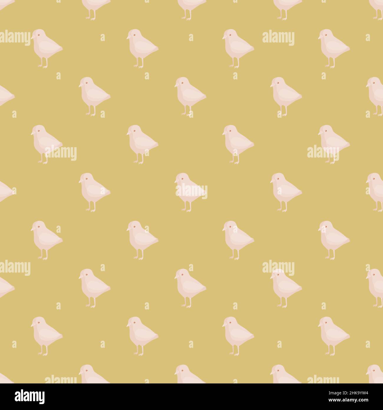 Seamless pattern of chicken. Domestic animals on colorful background ...