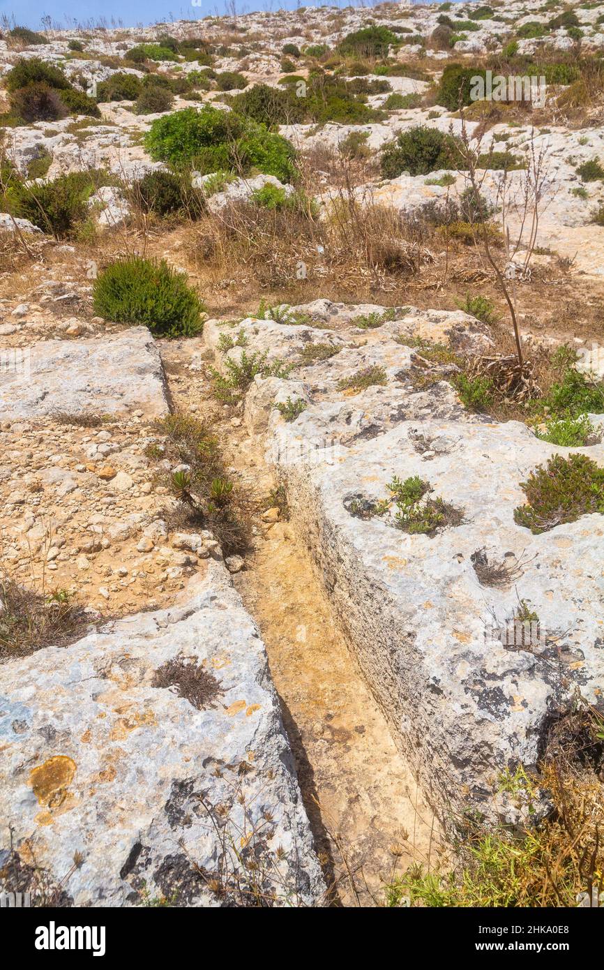 Clapham junction cart ruts malta hi-res stock photography and images ...