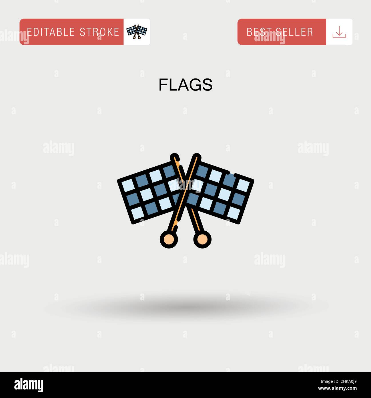 Flags Simple vector icon Stock Vector Image & Art - Alamy