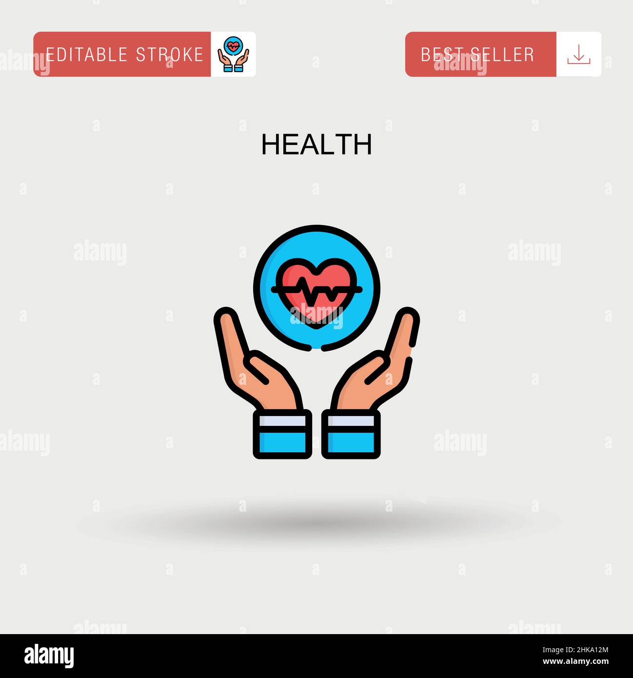Health Simple vector icon Stock Vector Image & Art - Alamy