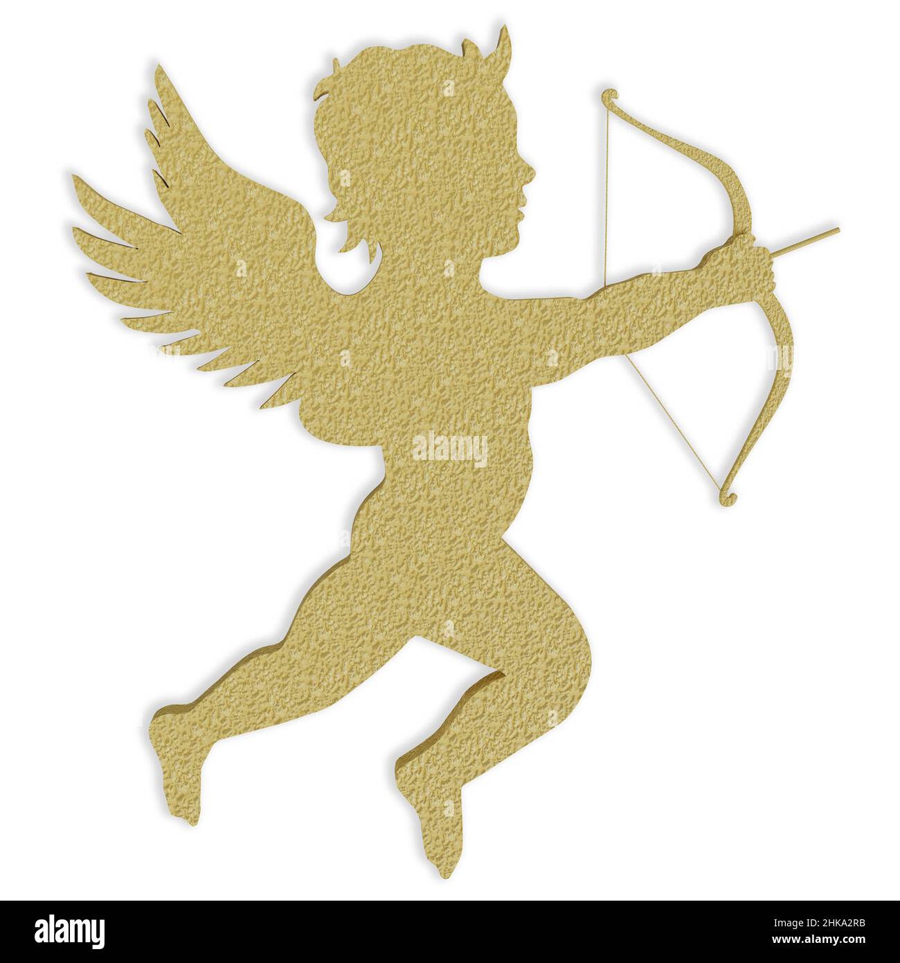 3d illustration. Symbol of love. Cupid, symbol of love, suitable for ...