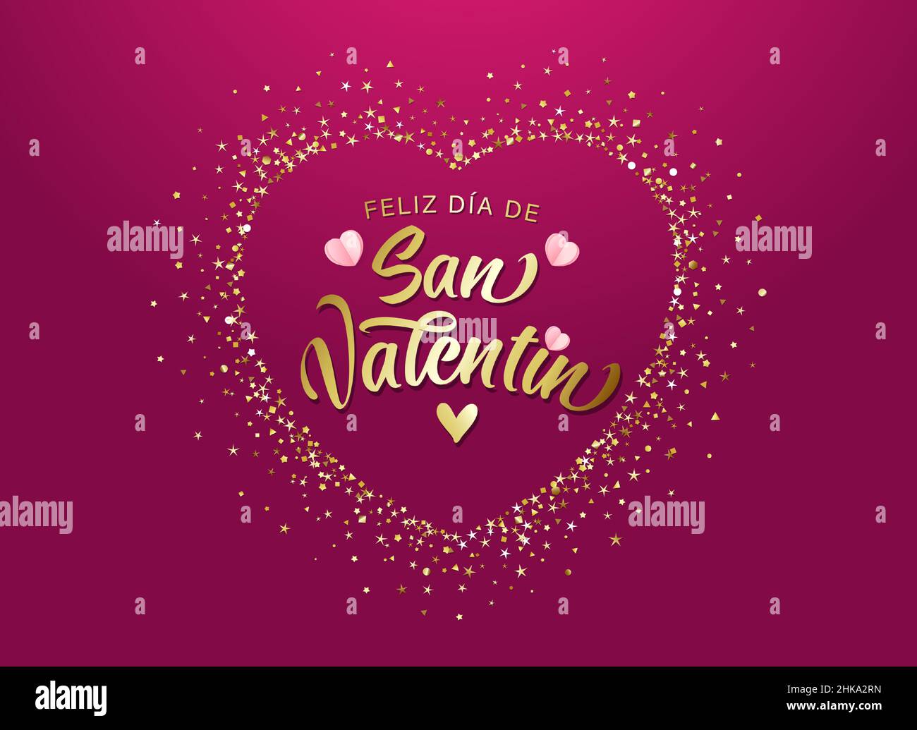 Feliz dia de san valentin vector hi-res stock photography and images ...