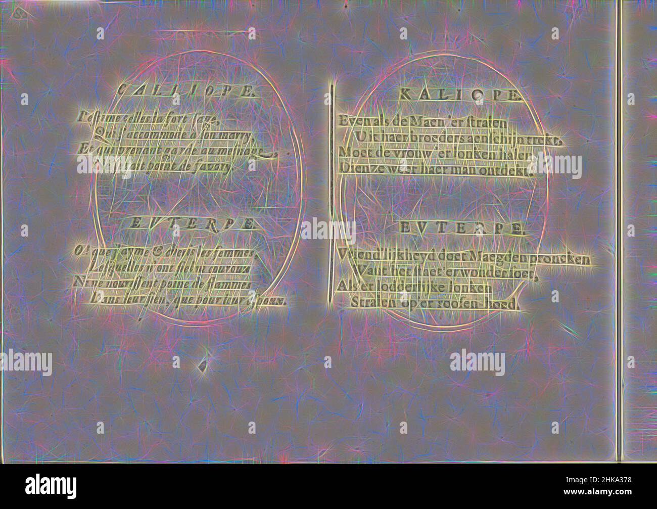 Inspired by Quatrains accompanying representations of the muses ...