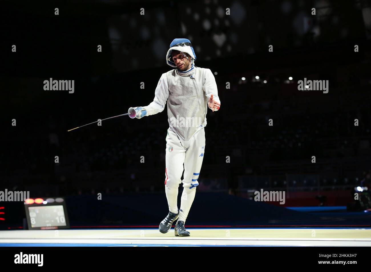 JULY 26th, 2021 - CHIBA, JAPAN: Daniele Garozzo of Italy requests a ...