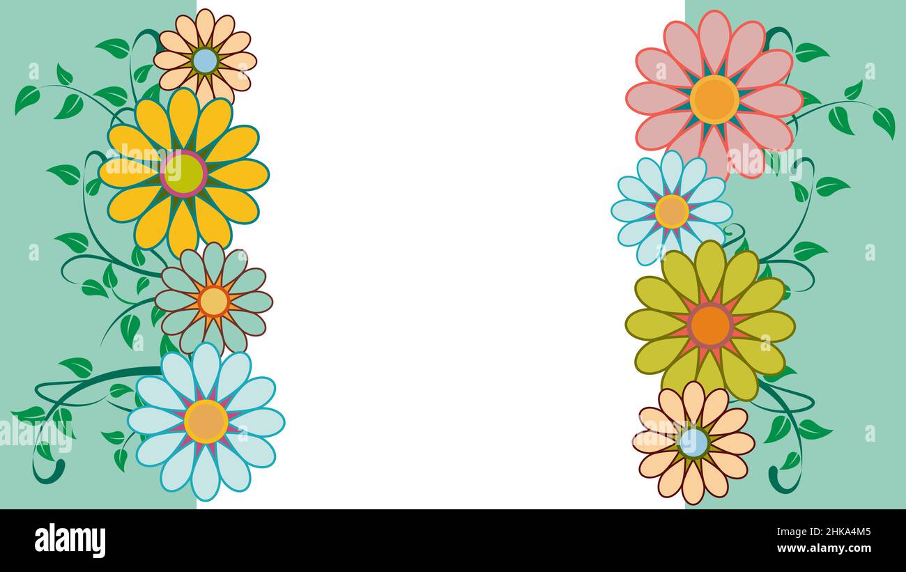 Spring time and blooming. Abstract floral background with abstract ...